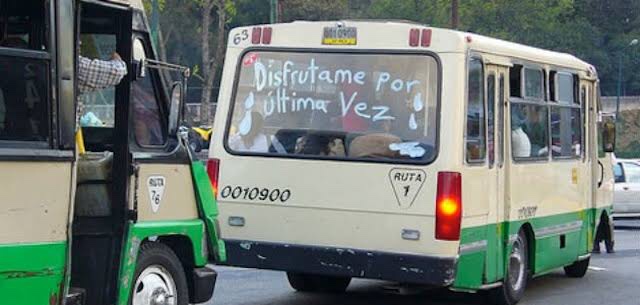 Las 10 formas de nombrar al transporte público en México